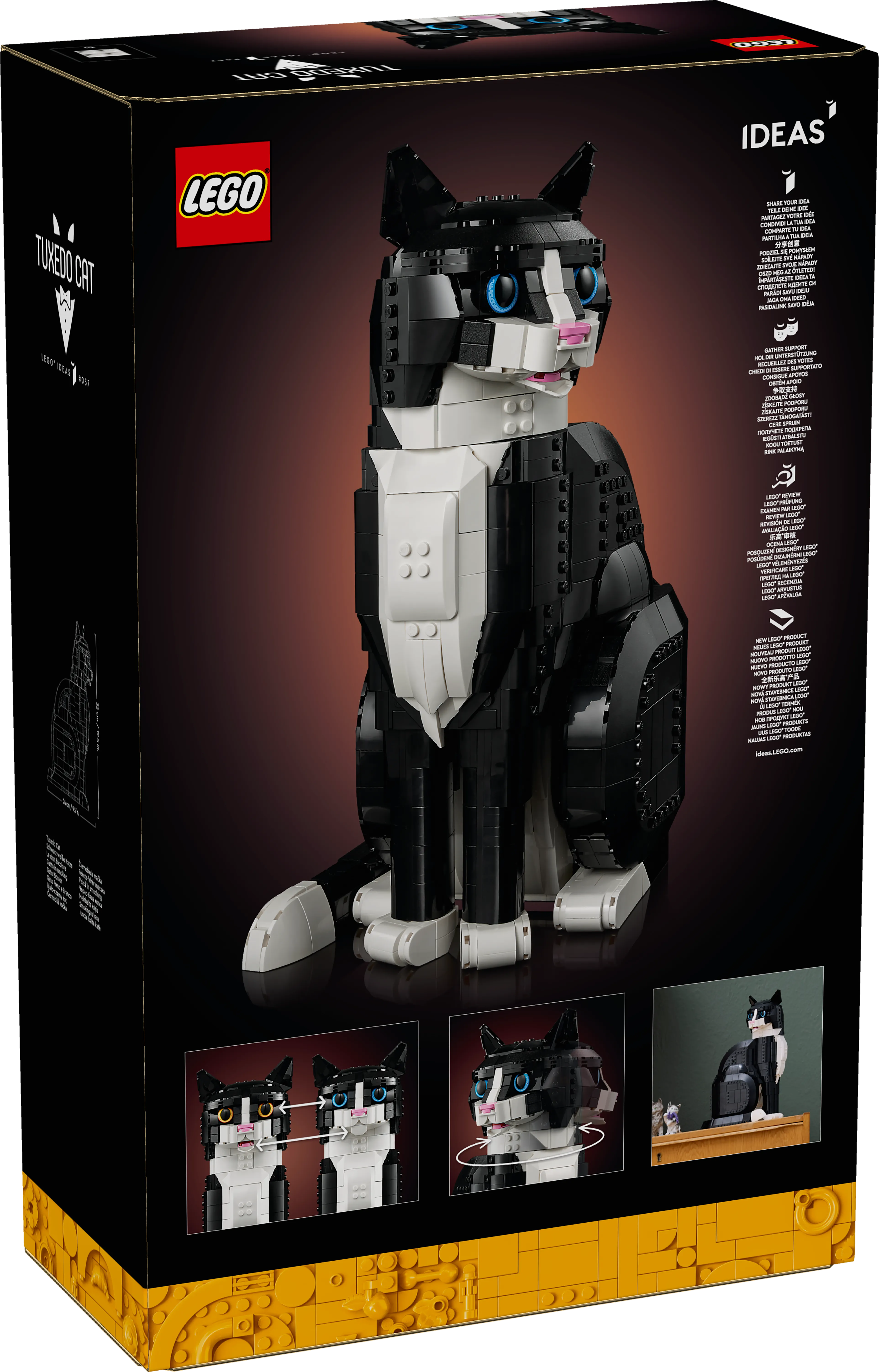 LEGO IDEAS 21349 Tuxedo Cat. BricksThailand