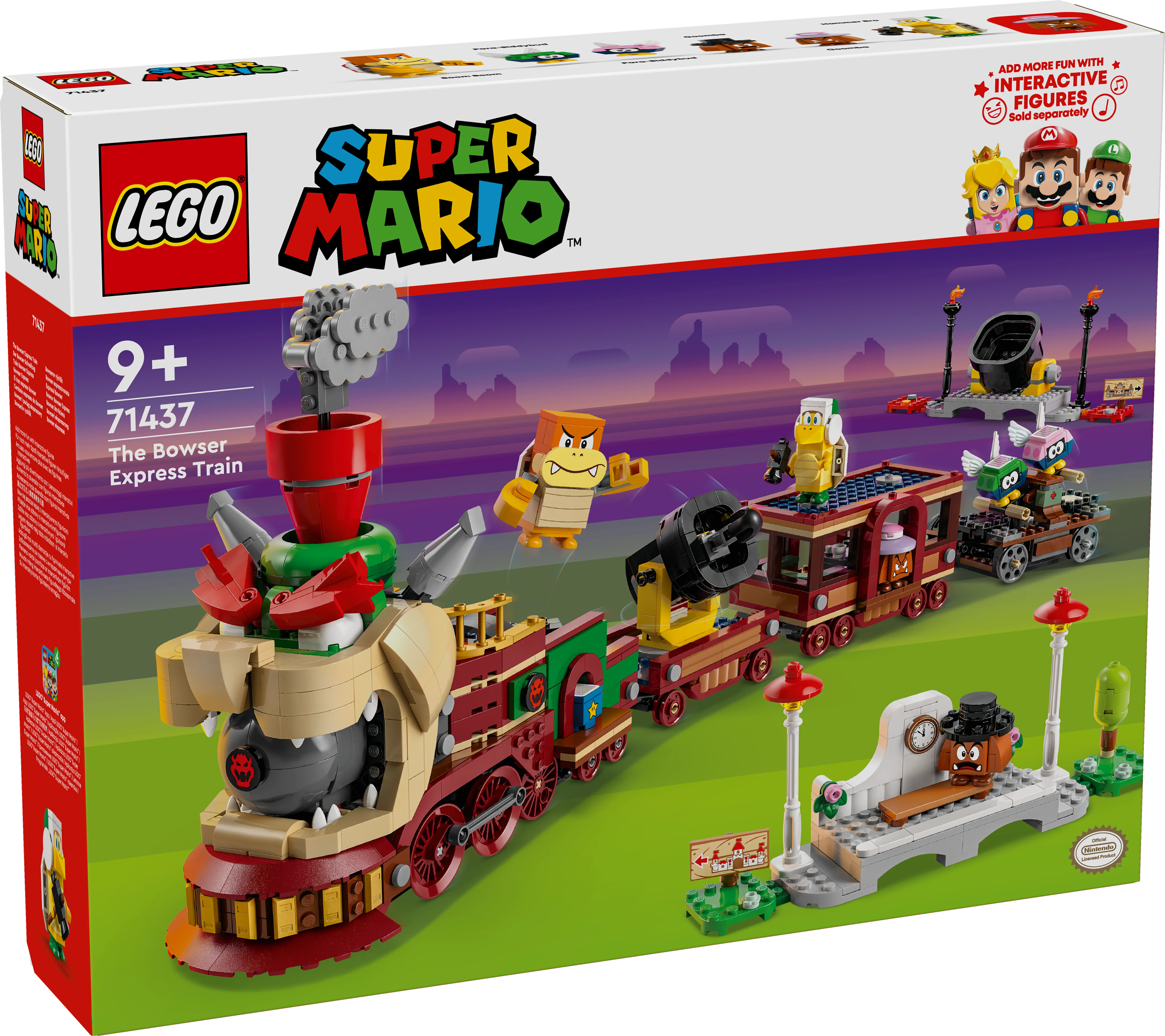 LEGO Super Mario 71437 The Bowser Express Train V29. BricksThailand
